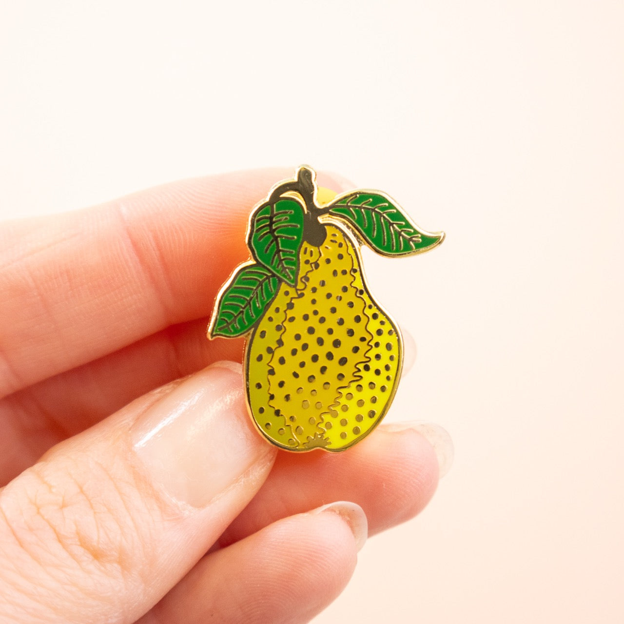 Pear Enamel Pin Badge – Little Paisley Designs